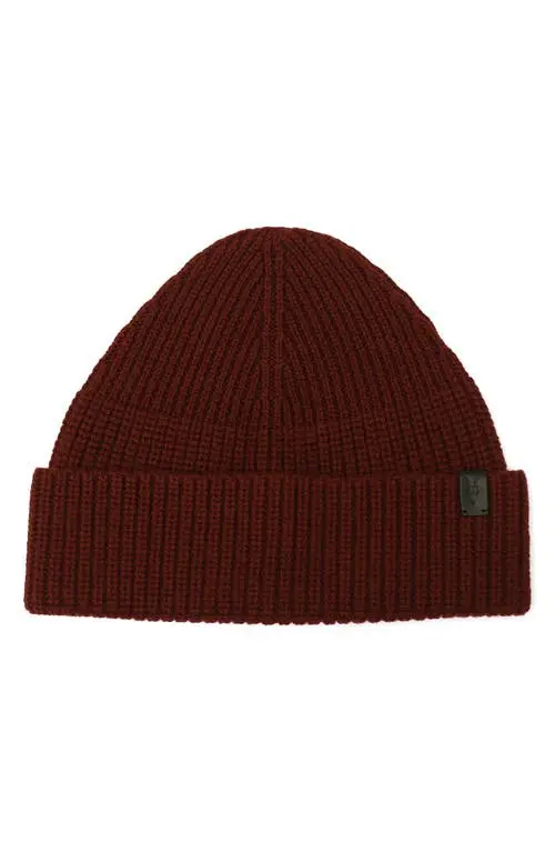 ALLSAINTS Declan Beanie - Rust Brown