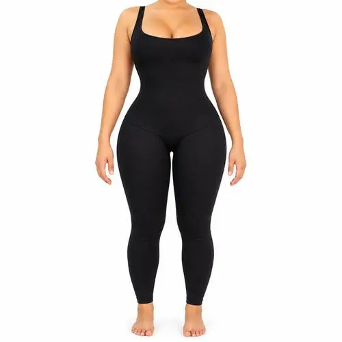 LECHERY® X Yahaira Jumpsuit With Triple Tummy Layer - Black