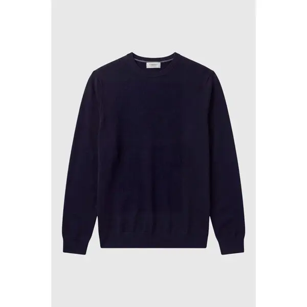 GARNET Barnaby Regular-fit Crewneck Sweater - Navy