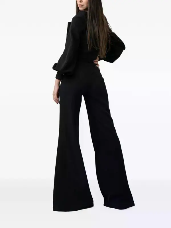MONARH Belted Wide-leg Jumpsuit