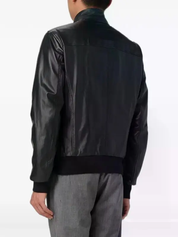 XC Zip-up Leather Jacket