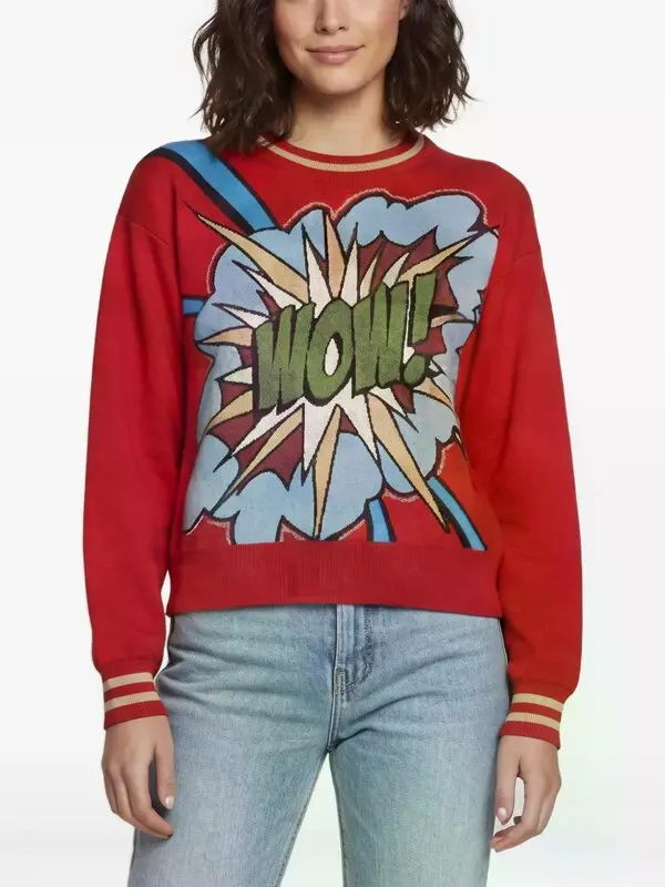 Dolce & Gabbana Pop Art Embellished Sweater