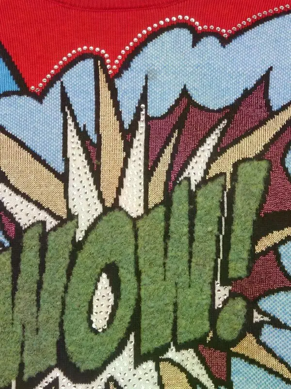 Dolce & Gabbana Pop Art Embellished Sweater
