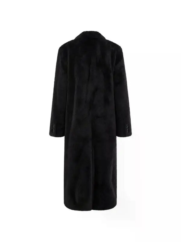 STAND STUDIO Emmie Faux-fur Single-breasted Coat