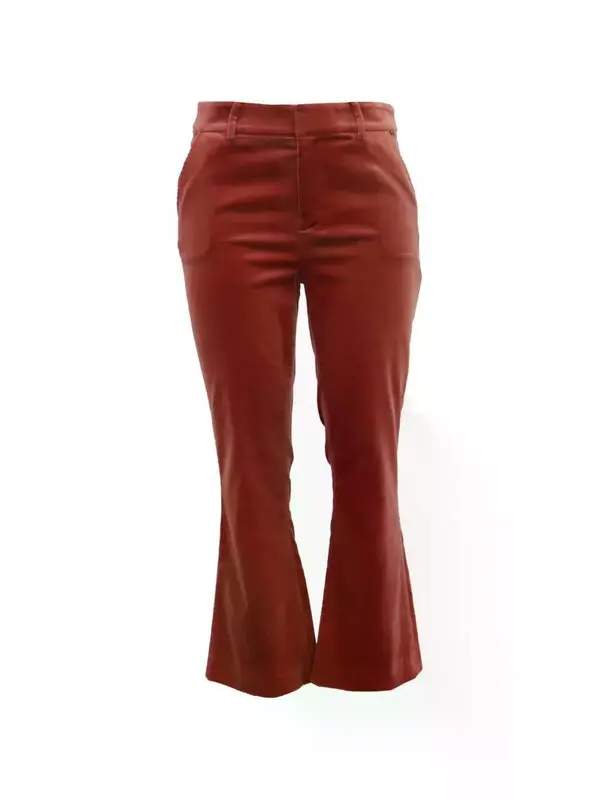 FRAME Flared Velvet Trousers