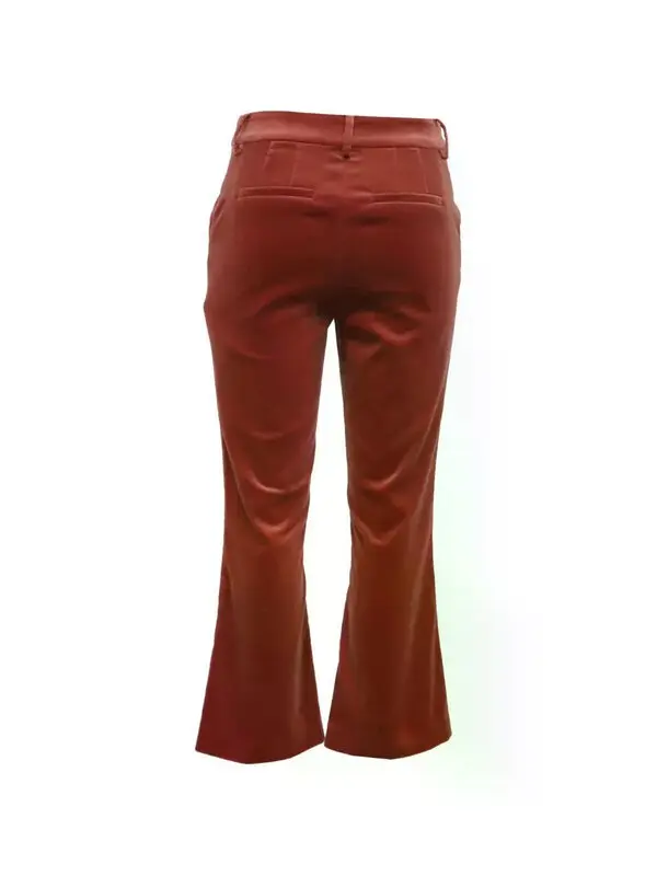 FRAME Flared Velvet Trousers