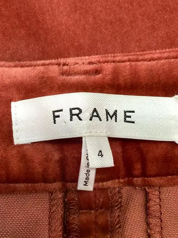 FRAME Flared Velvet Trousers