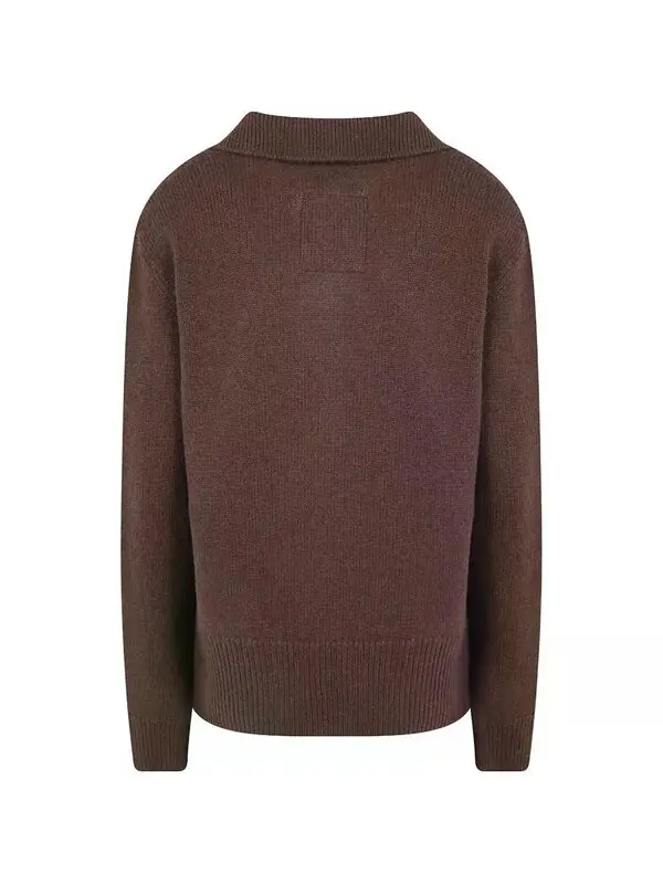 UMA WANG Cashmere Polo-collar Sweater