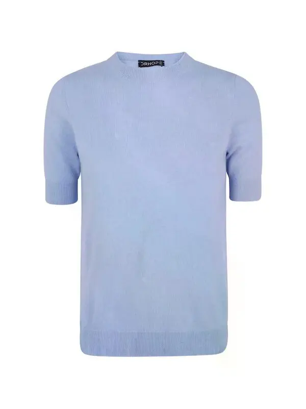 DRHOPE Short-sleeved Cashmere T-shirt