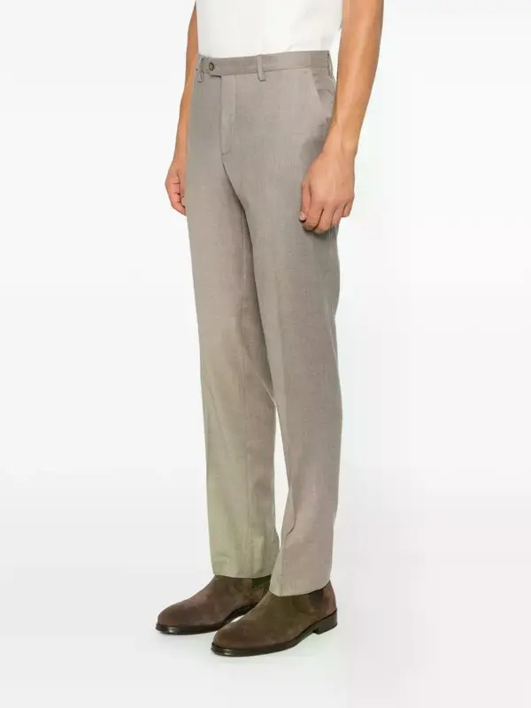 BRIGLIA 1949 Mid-rise Pressed-crease Trousers