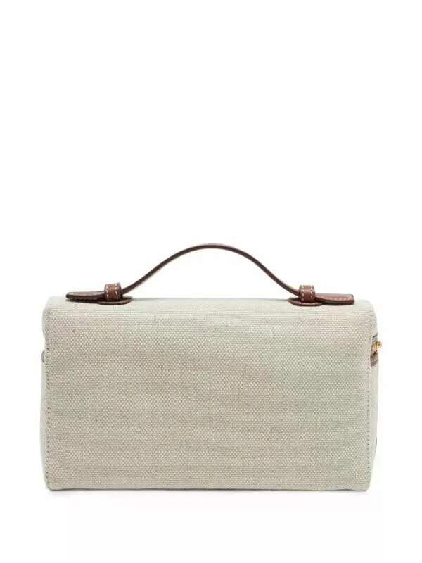 Loro Piana L19 Extra Pocket Leather-trim Pouch