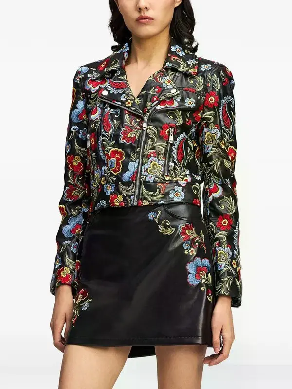 Cinq À Sept Genevive Floral-embroidered Jacket