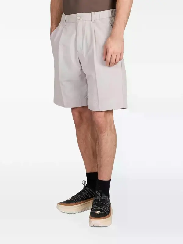 Herno Pleated Elasticated-waist Shorts