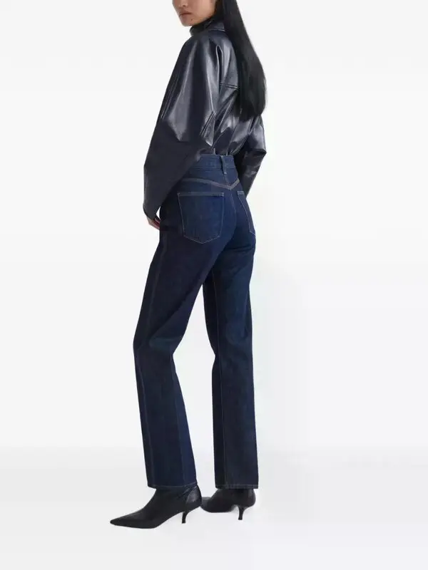 AGOLDE Morgan Pressed-crease Jeans