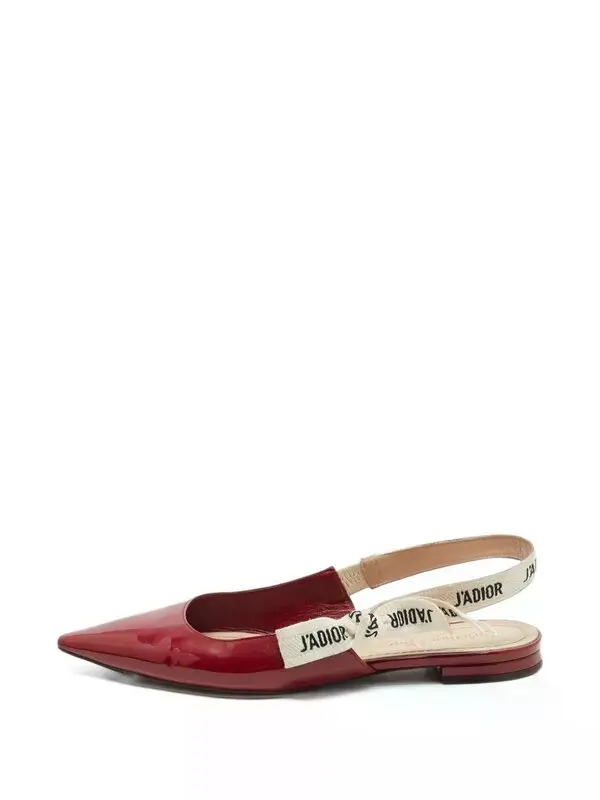 Dior J'adior Patent Leather Ballet Flats