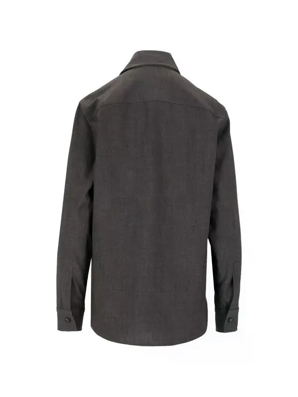 Al Duca D'aosta Button-up Stretch-canvas Shirt