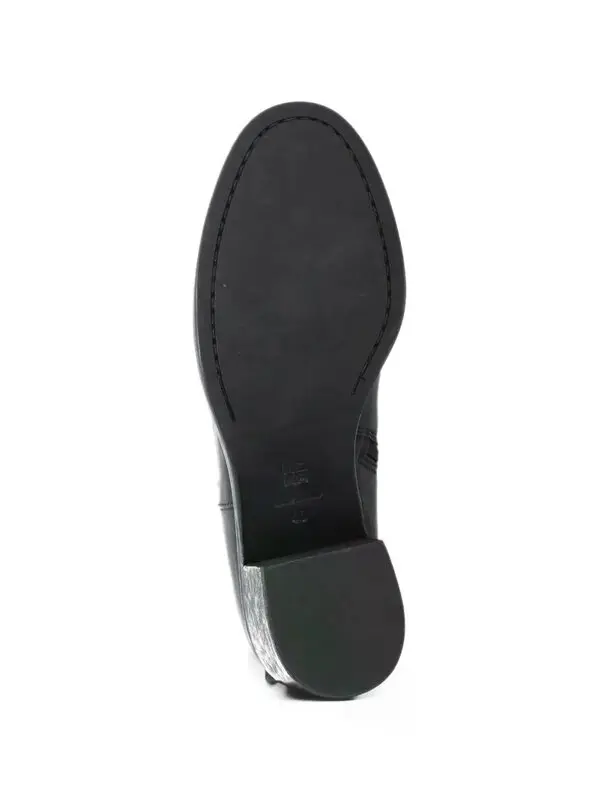 Moma Side-zip Leather Ankle Boots