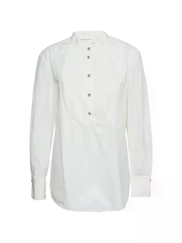 Chloé Tuxedo Long-sleeve Shirt