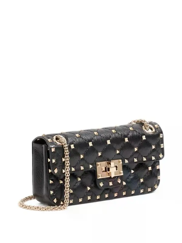 Valentino Garavani Rockstud Spike Small Shoulder Bag In Kidskin