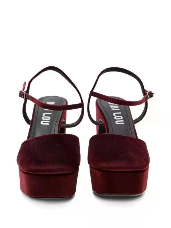 BIBI LOU Platform Buckle-fastening Pumps