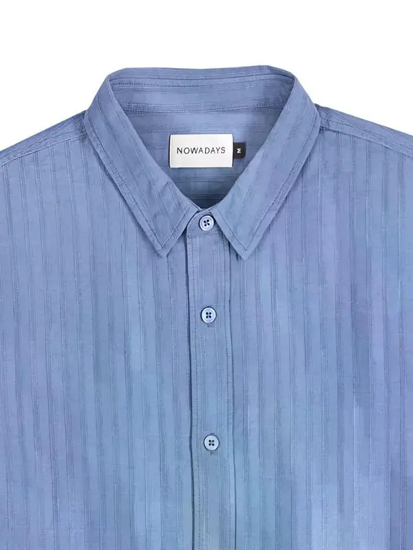 NOWADAYS Vertical-stripe Long-sleeve Shirt