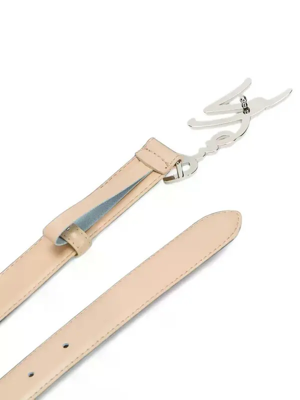 Karl Lagerfeld K/signature Leather Belt