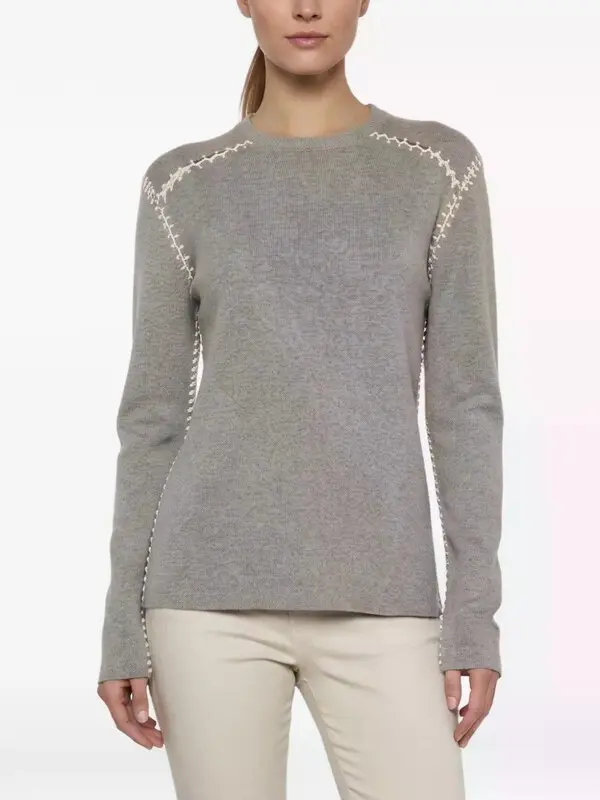 Chloé Whipstitch Trim Sweater
