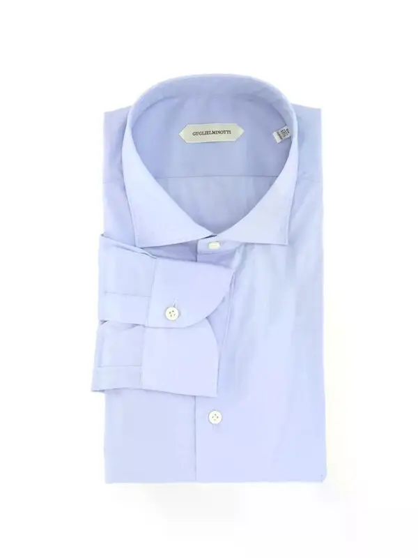 GUGLIELMINOTTI Spread-collar Button-down Shirt