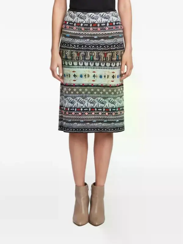 Kenzo Bead-embellished Midi Skirt