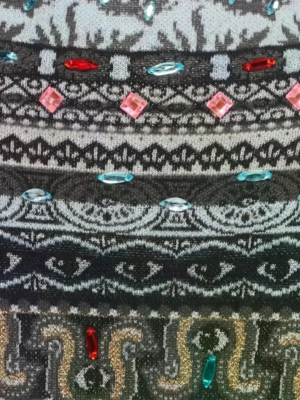 Kenzo Bead-embellished Midi Skirt