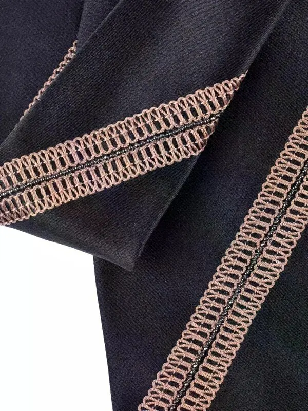 Brunello Cucinelli Monili-embroidered Striped Tie