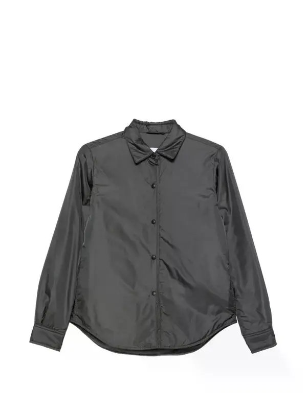 Aspesi Press-stud Curved-hem Shirt