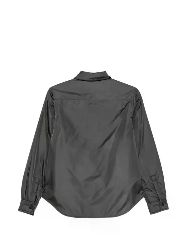 Aspesi Press-stud Curved-hem Shirt
