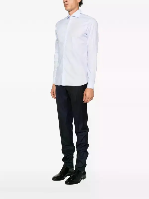 BORRIELLO NAPOLI Long-sleeve Shirt - Blue