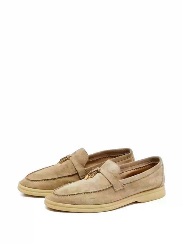 Loro Piana Summer Walk Suede Loafers