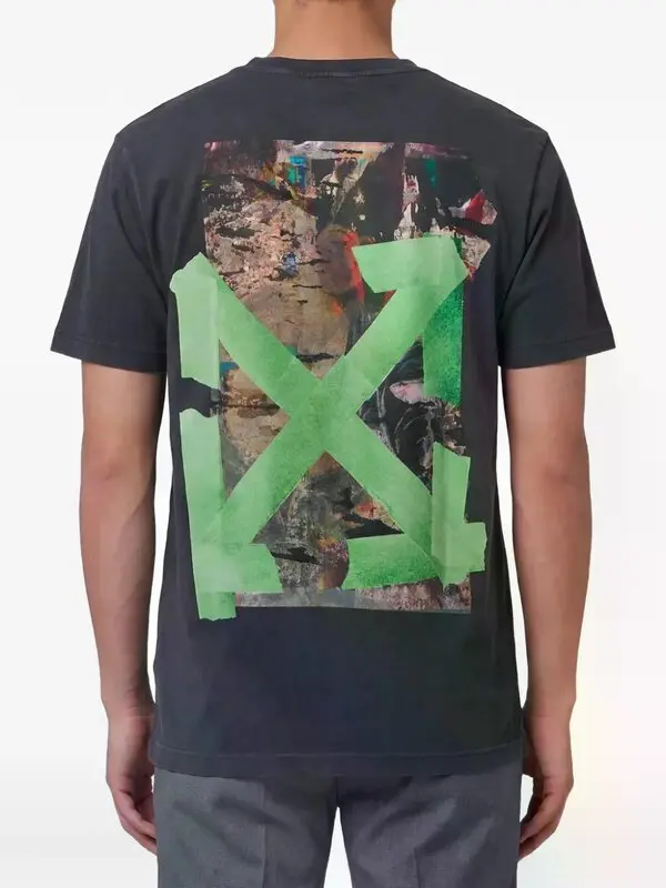 Off-White Bacco Arrow Skate Cotton T-shirt