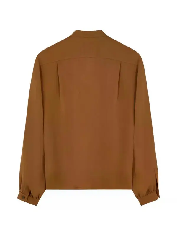 Max Mara Tie-neck Silk Blouse