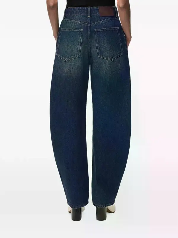 Loewe Barrel Jeans In Denim