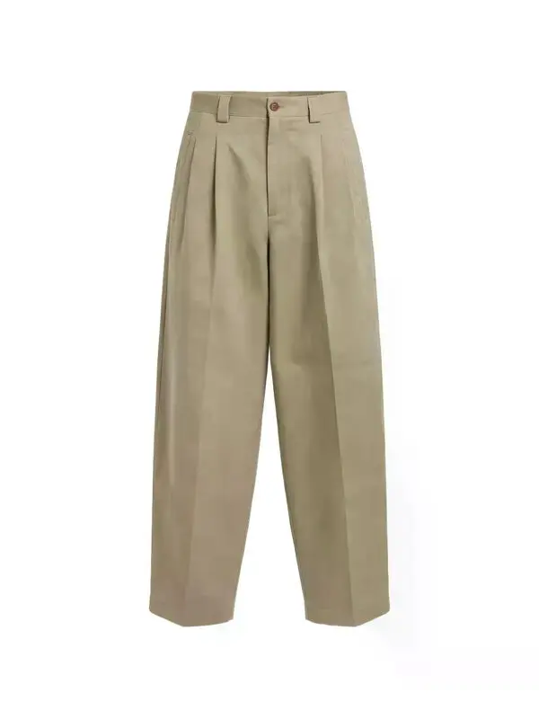 OFFICINA36 Pleated Wide-leg Trousers