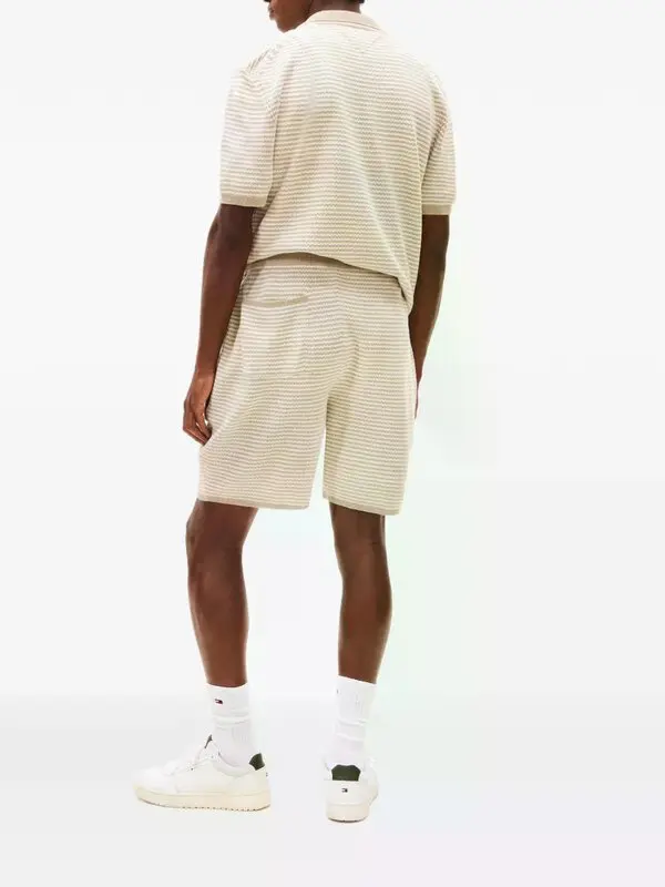 Tommy Hilfiger Knitted Horizontal-stripe Shorts
