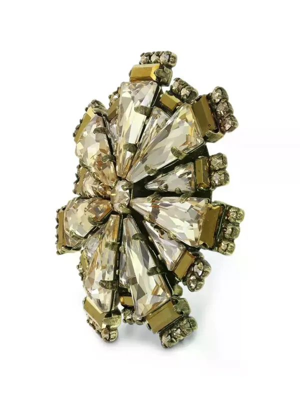 KONPLOTT Spikes And Pearls Radial Brooch