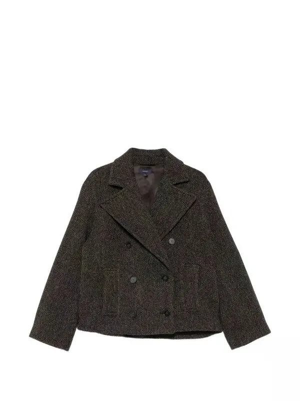 Soeur Joseph Double-breasted Jacket - Brown