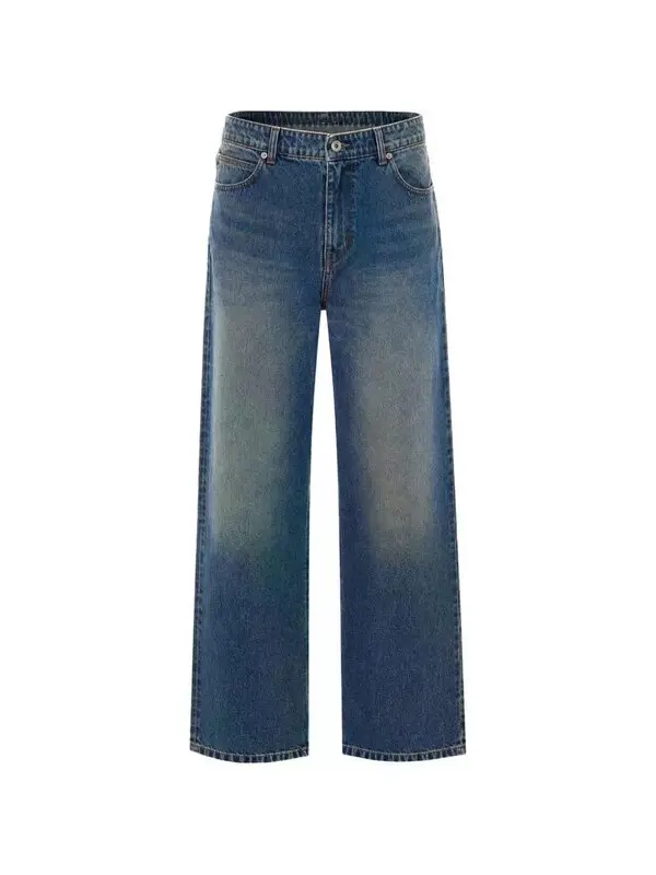 COOR Faded-effect Straight-leg Jeans