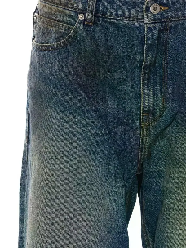 COOR Faded-effect Straight-leg Jeans