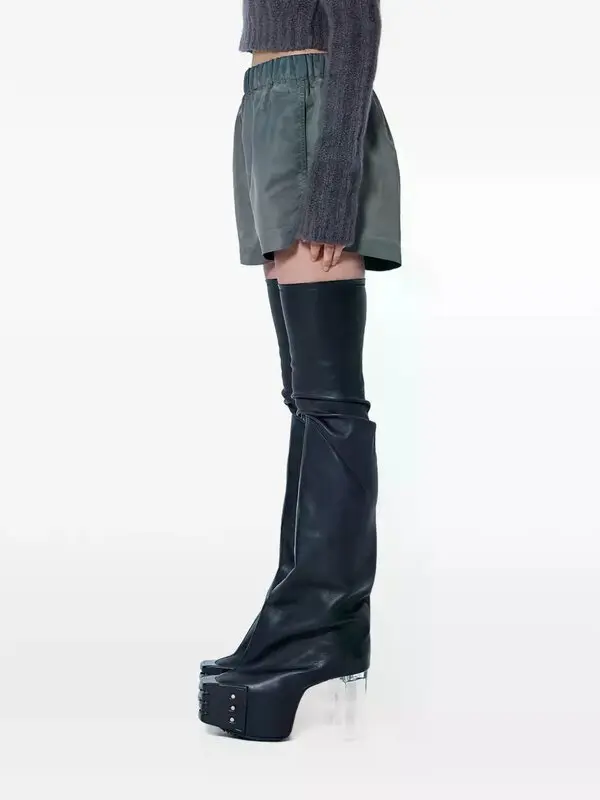 Rick Owens Elasticated-waistband Mini Shorts