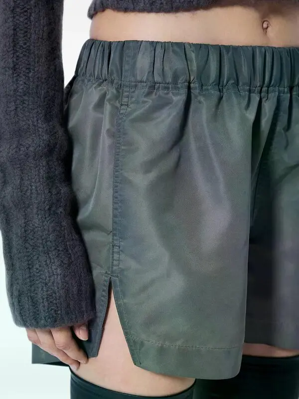 Rick Owens Elasticated-waistband Mini Shorts