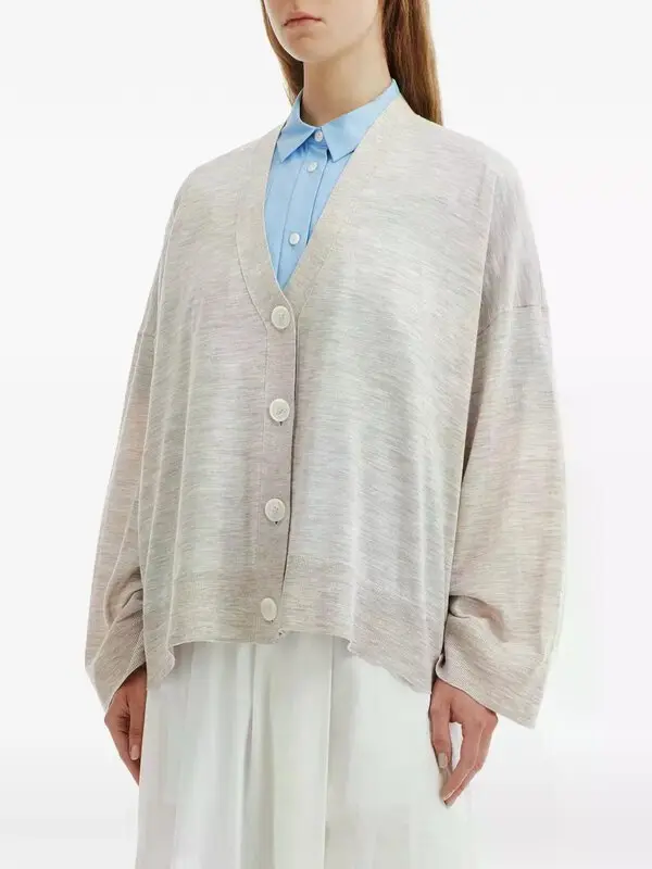 ENFOLD V-neck Button-up Cardigan