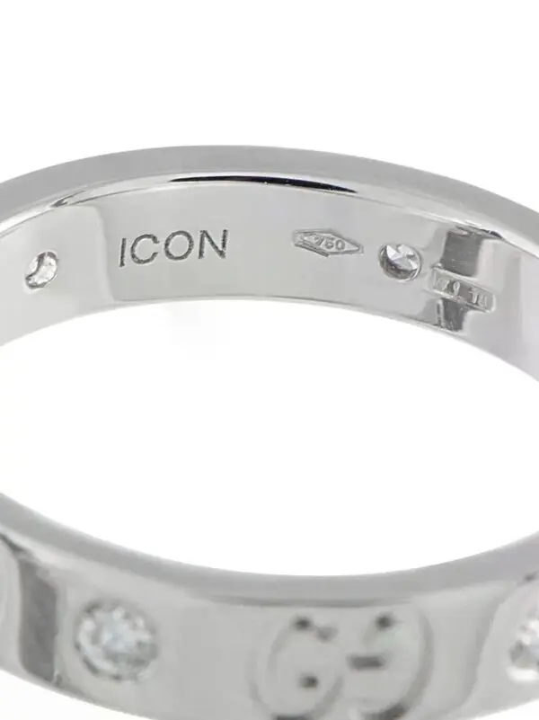 Gucci Icon Diamond Ring - Silver