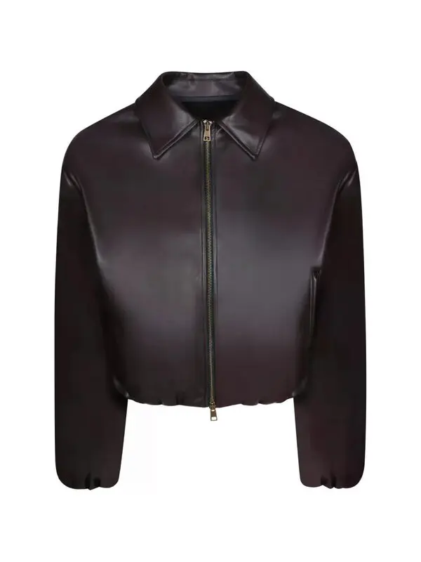 BLANCA VITA Zip-up Cropped Jacket