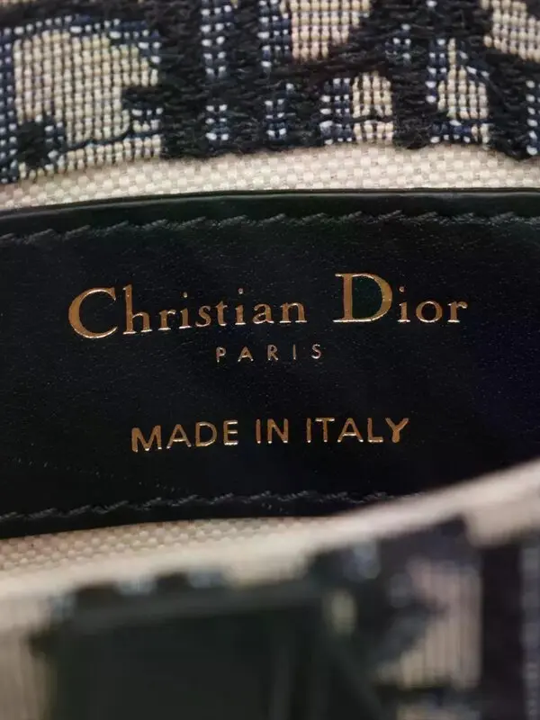 Dior 2000-2026 Oblique Canvas Saddle Crossbody Bag